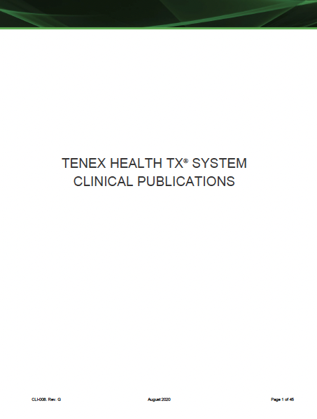 Tenex Clinical Evidence - Trice Medical